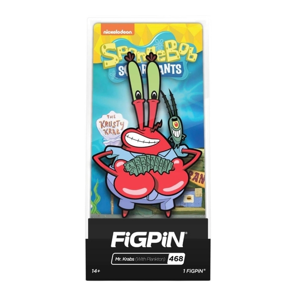Figpin | Accents | Spongebob Squarepants Mr Krabs With Plankton Figpin ...